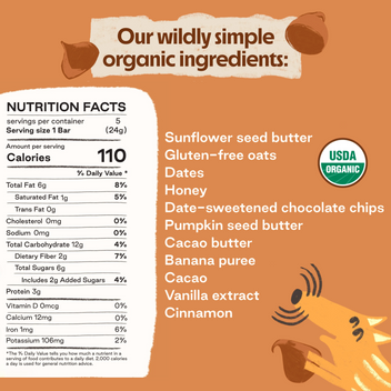 Simple, organic kids snack bars| Happy Wolf